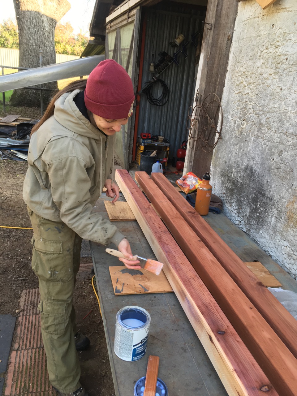 Sealing 4×4 loft supports – Live the Ideal
